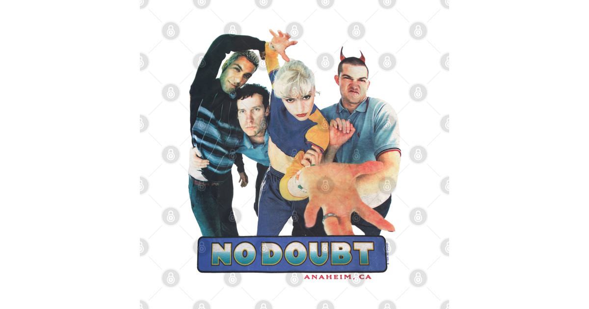 Vintage 1996 No Doubt Band - Rock Band - T-Shirt | TeePublic