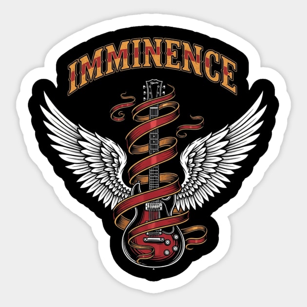 Imminence Guitar Wings - Imminence Band - Sticker | TeePublic