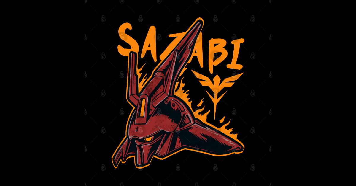 Sazabi Head - Sazabi - Sticker | TeePublic