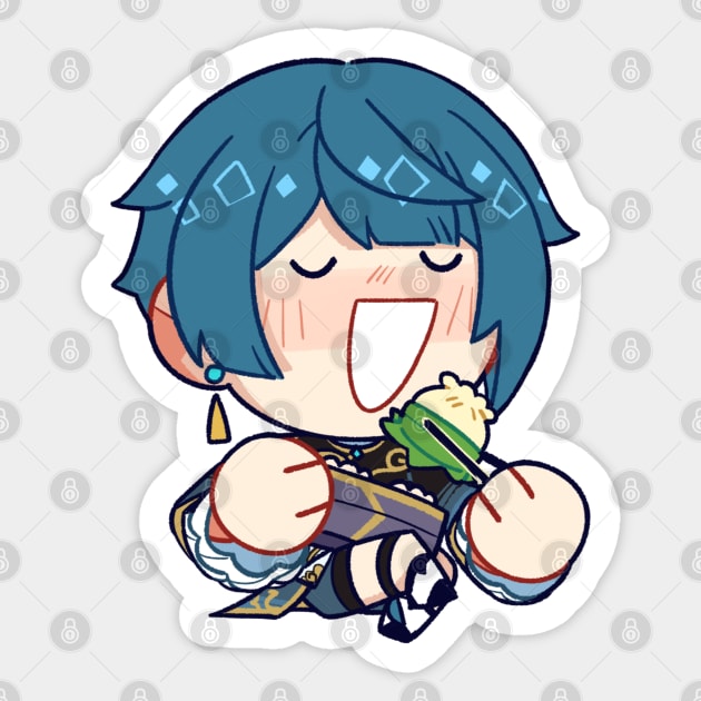 Genshin Impact Xingqiu - Genshin Impact - Sticker | TeePublic