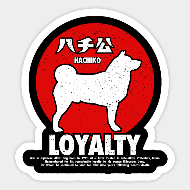 Hachiko Dog - Hachiko - Sticker | TeePublic
