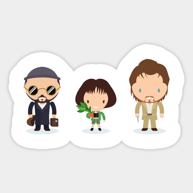 Leon The Professional - Leon Professional Mathilda Jean Reno - Sticker ...