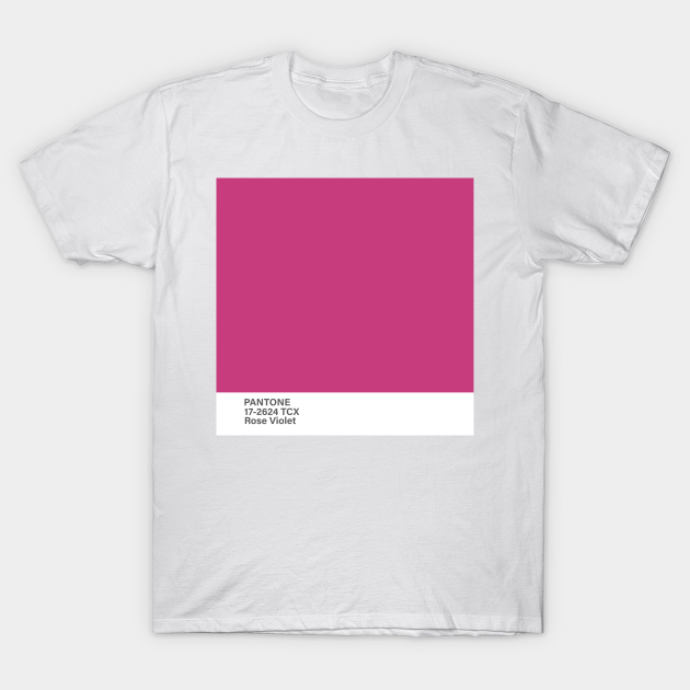 pantone 17-2624 TCX Rose Violet - Pantone Color - T-Shirt | TeePublic