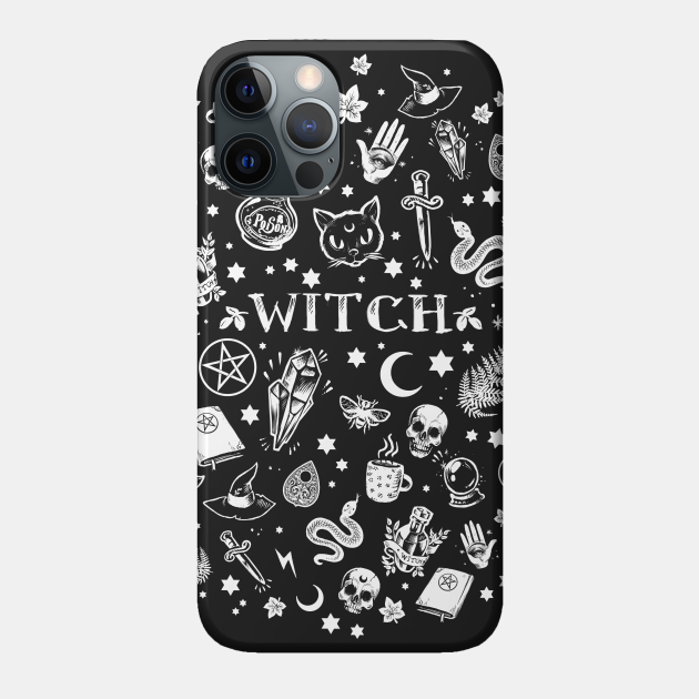 WITCH pattern - Witch - Phone Case | TeePublic