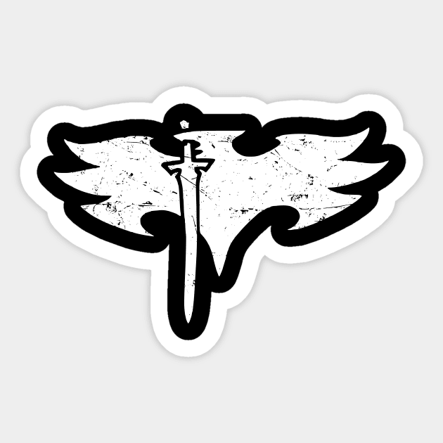 JAN-38 Seven Heroes Flag Symbol Ubel Blatt Anime - Ubel Blatt - Sticker ...