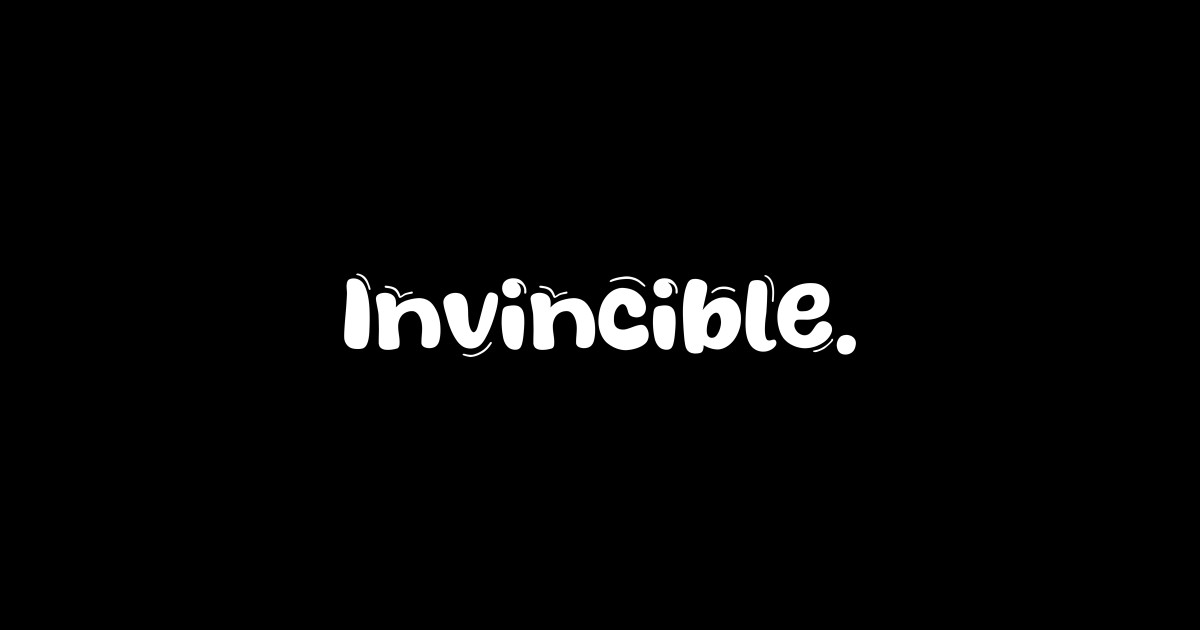 Invincible. - Invincible - Sticker | TeePublic