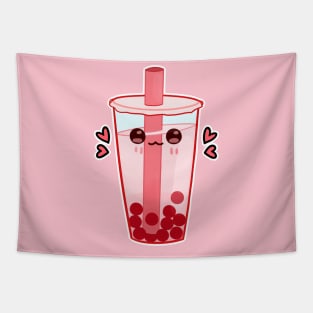 Heart Boba Tea Bubble Anime Kawaii Tapestries for Sale | TeePublic