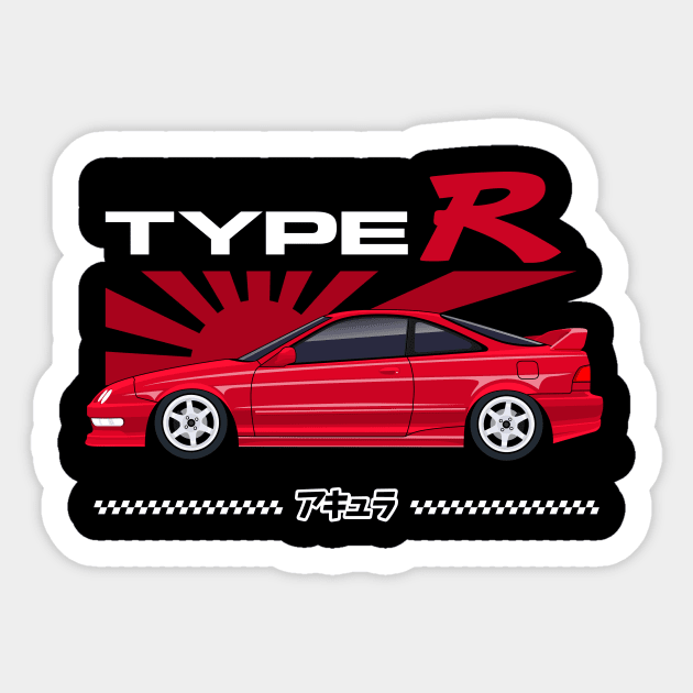 Integra Type R JDM Style - Integra Type R - Sticker | TeePublic