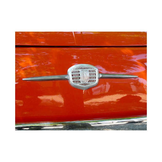 Fiat 500, Restored classic Italian Car, hood badge - Fiat 500 Badge ...