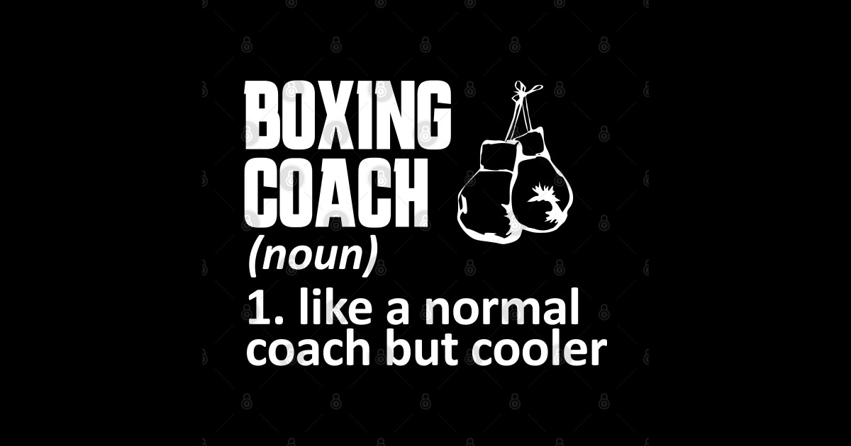 boxing coach - Boxing Coach - Sticker | TeePublic