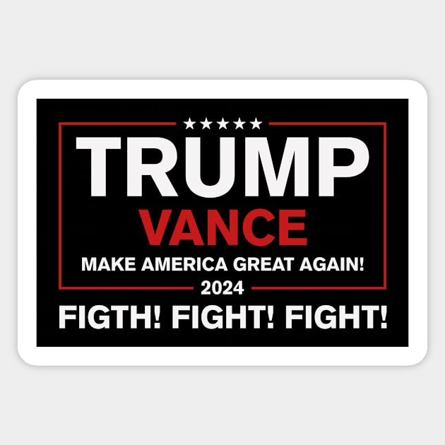 Trump Vance - Trump - Sticker | TeePublic