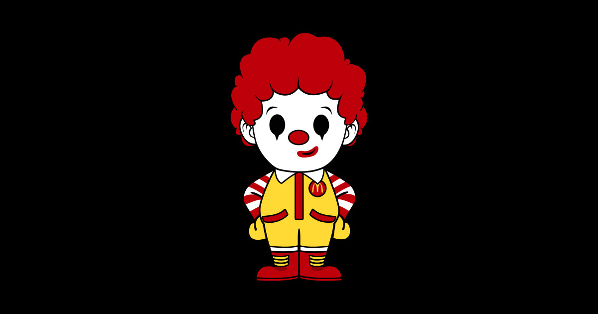Ronald Mcdonald Chibi - Mcdonalds - Sticker | TeePublic