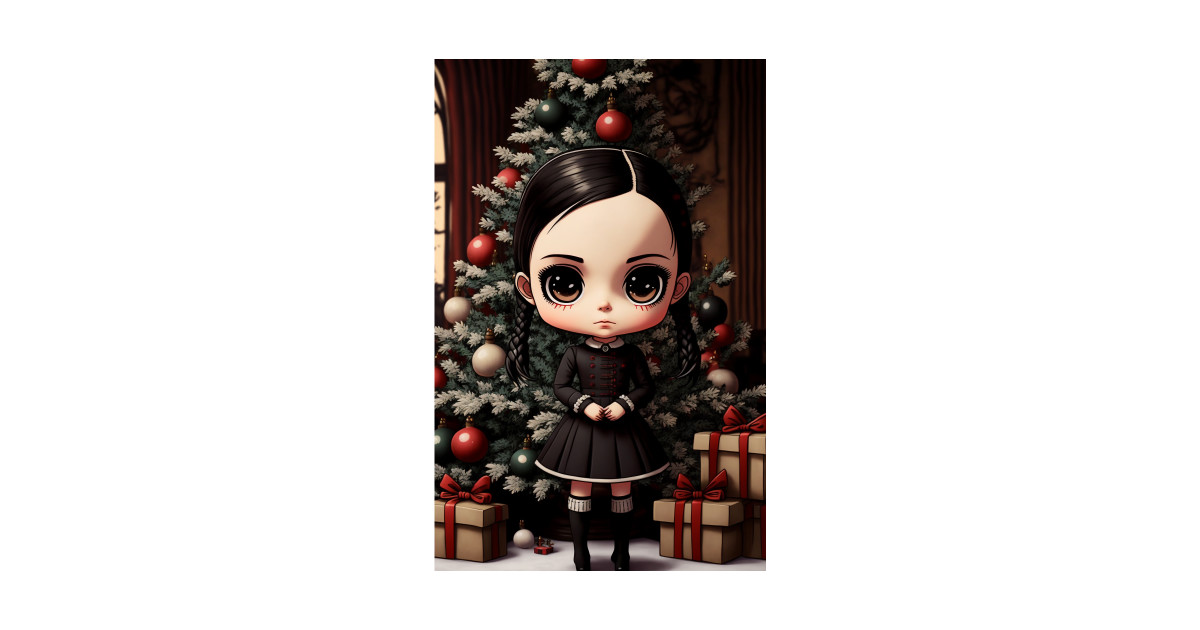 Wednesday Addams Christmas - Wednesday - T-Shirt | TeePublic