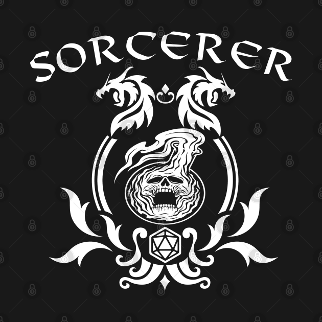 DnD Sorcerer Class Symbol Print - Sorcerer - T-Shirt | TeePublic