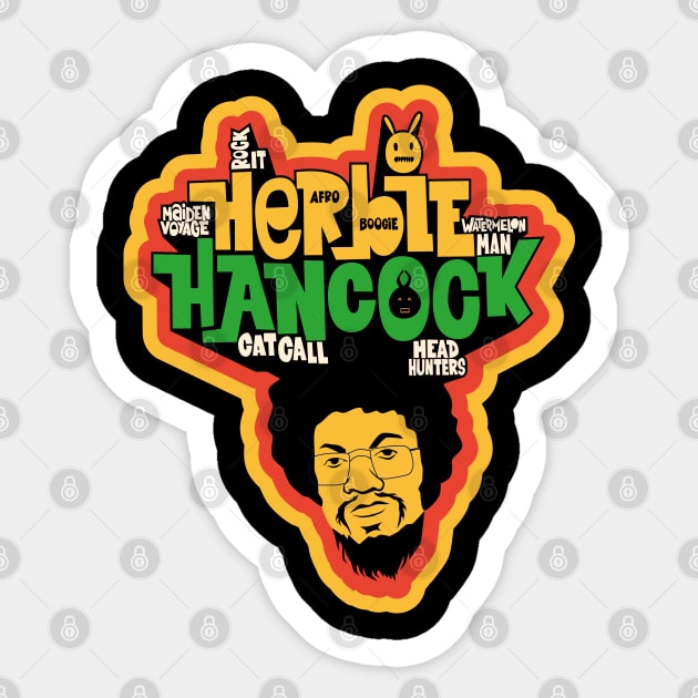 Herbie Hancock - afro boogie - Herbie Hancock Afro Boogie - Sticker ...