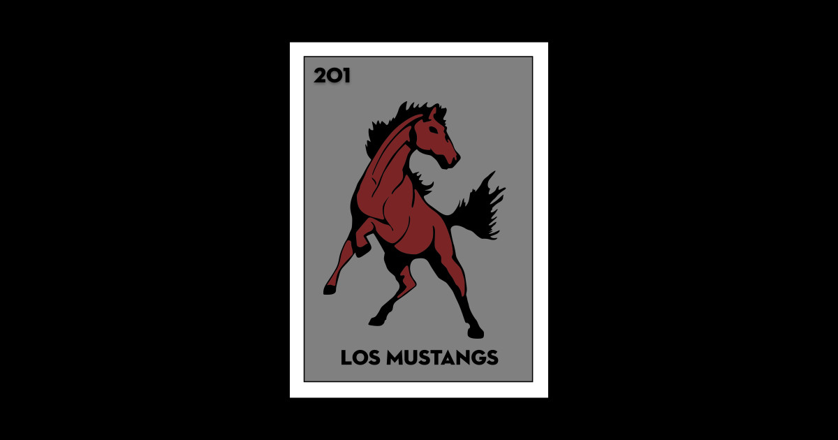 Los Mustangs - Morton - Sticker | TeePublic