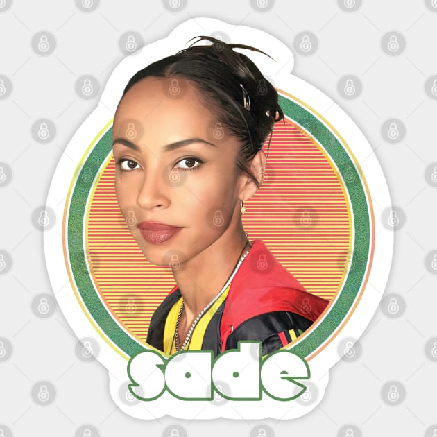 Sade -- Original Fan Art Design - Sade - Sticker | TeePublic