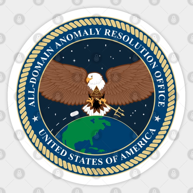 All-Domain Anomaly Resolution Office (AARO) Insignia - Aaro - Sticker ...