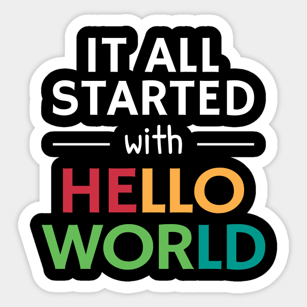 hello world logo design