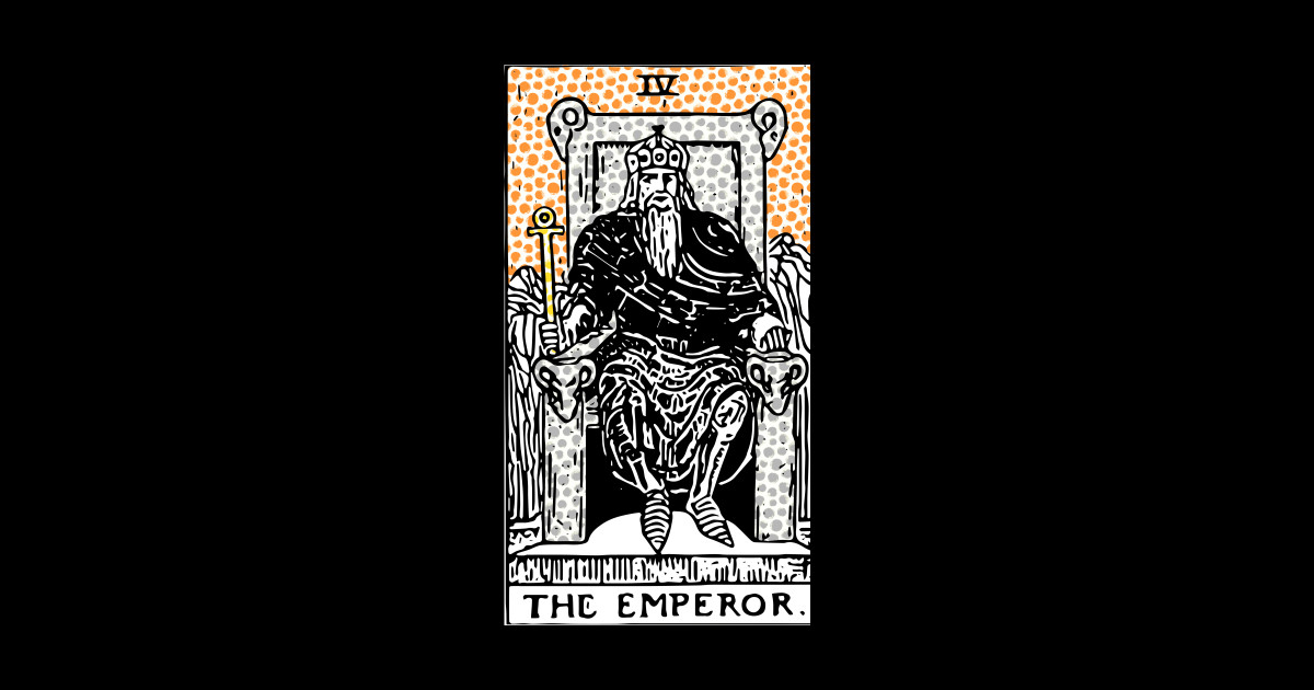 Modern Tarot Design - 4 The Emperor - Tarot - Posters and Art Prints ...