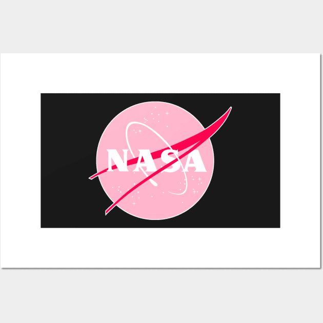 Pastel Nasa Logo - Pink - Pastel - Posters and Art Prints | TeePublic