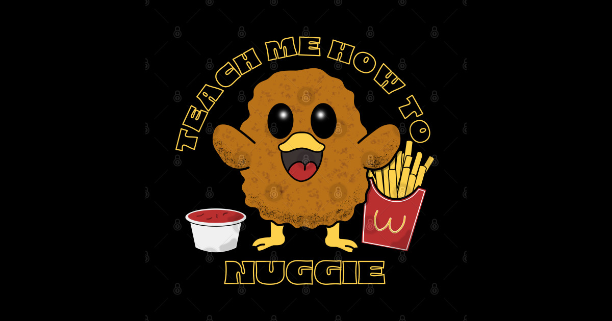 Teach Me How To Nuggie Dancing Chicken Nugget - Nuggets - Sticker ...