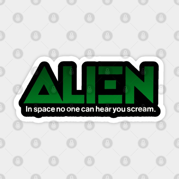 Alien (Production Logo) - Alien - Sticker | TeePublic