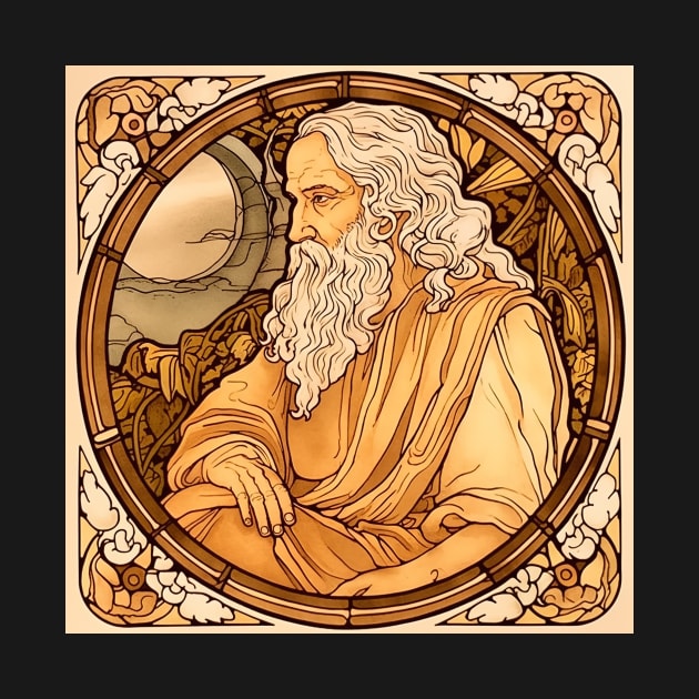 Aristaeus Greek mythology - Art Nouveau - T-Shirt | TeePublic