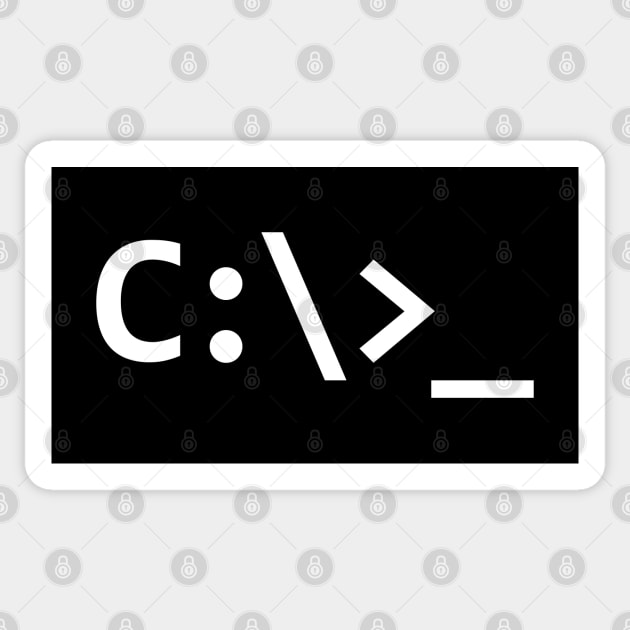 COMMAND PROMPT - Computer - Sticker | TeePublic