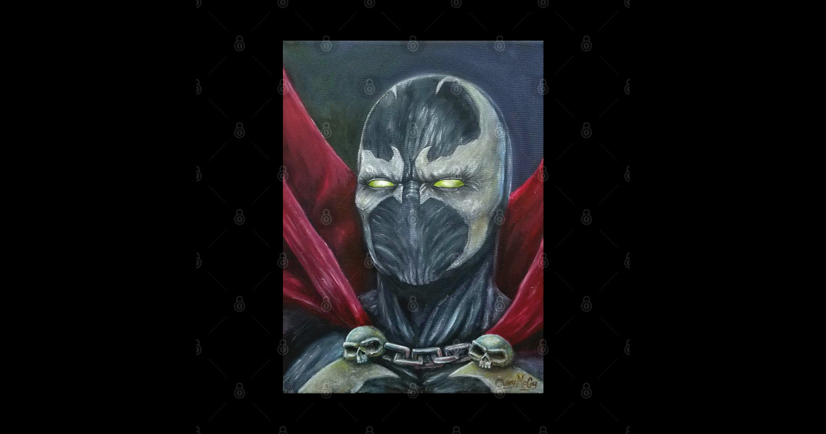 Spawn portrait - Spawn - Sticker | TeePublic