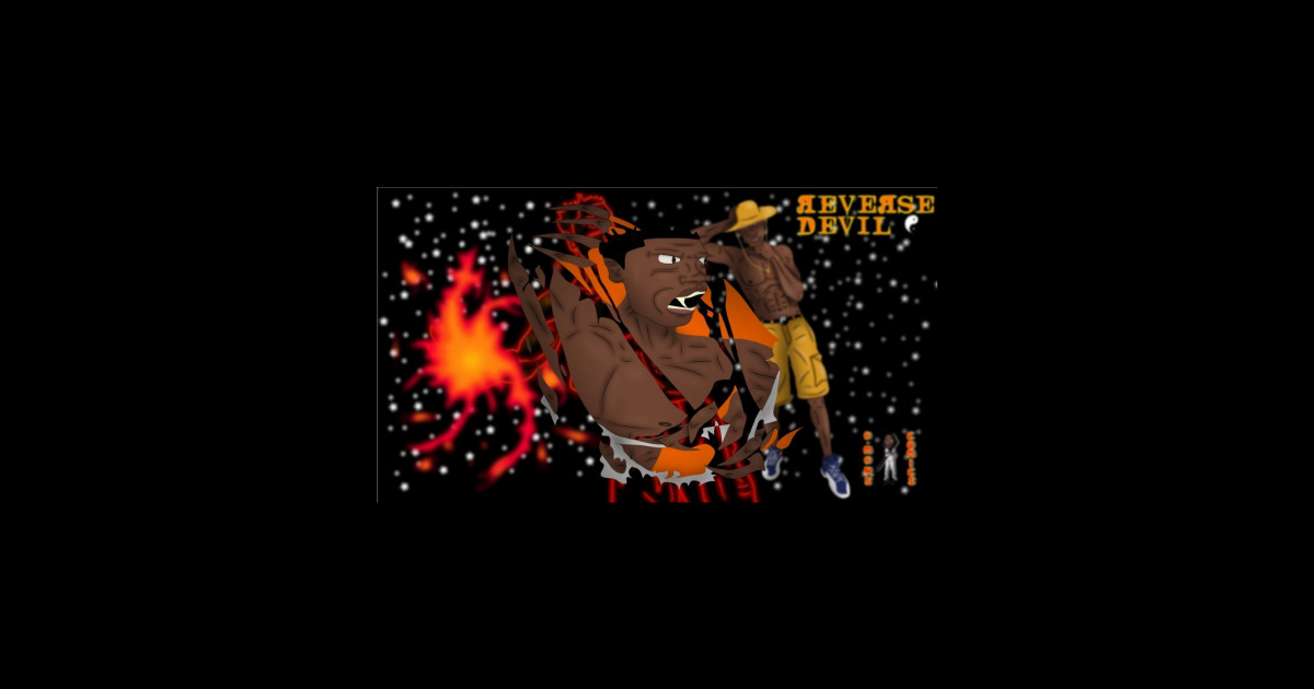 Jahseem Raging - Reverse Devil - Sticker | TeePublic