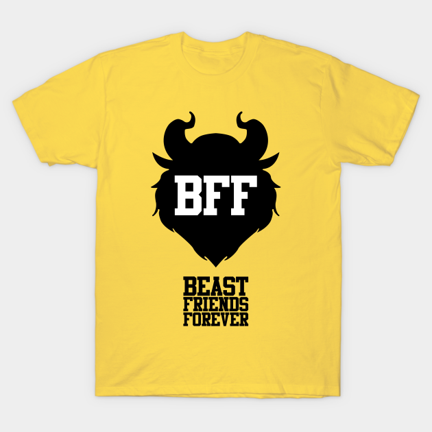 Beast Friends Forever - Beauty And The Beast - T-Shirt | TeePublic