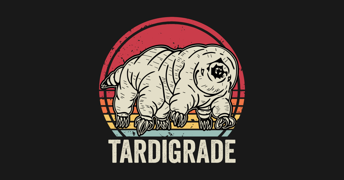 Tardigrade Retro Vintage - Tardigrade - T-Shirt | TeePublic