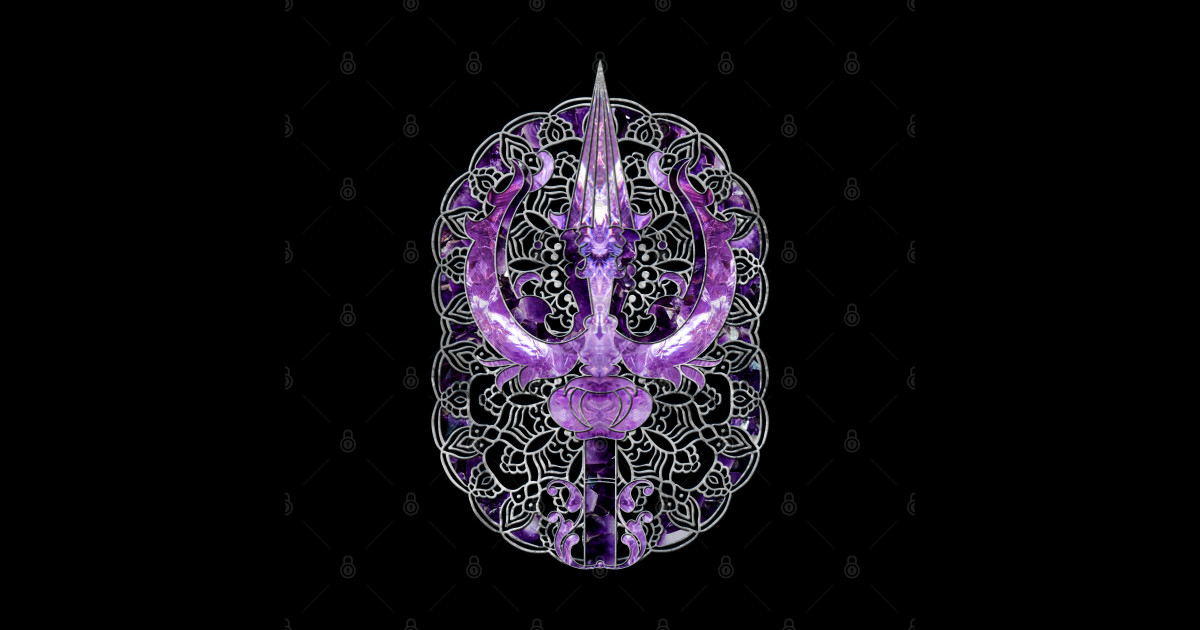 Trisula -Trident of Shiva - Trishula - Sticker | TeePublic