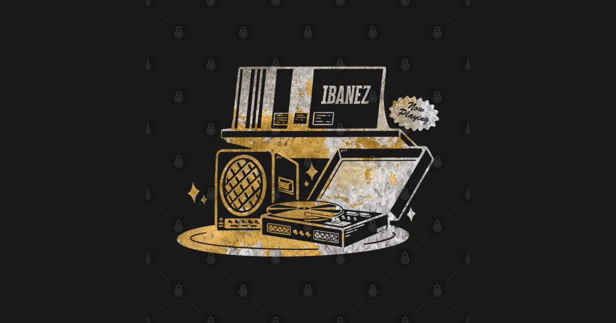 Ibanez // Now Playing - Ibanez - T-Shirt | TeePublic