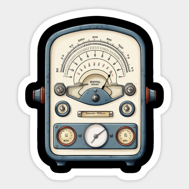 Vintage meter - Meters - Sticker | TeePublic