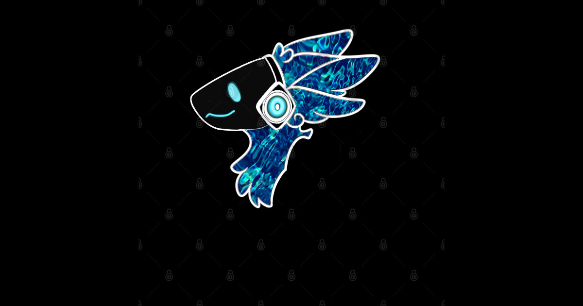 Protogen Fursuit furry fursona head Blue pattern - Protogen - Pillow ...