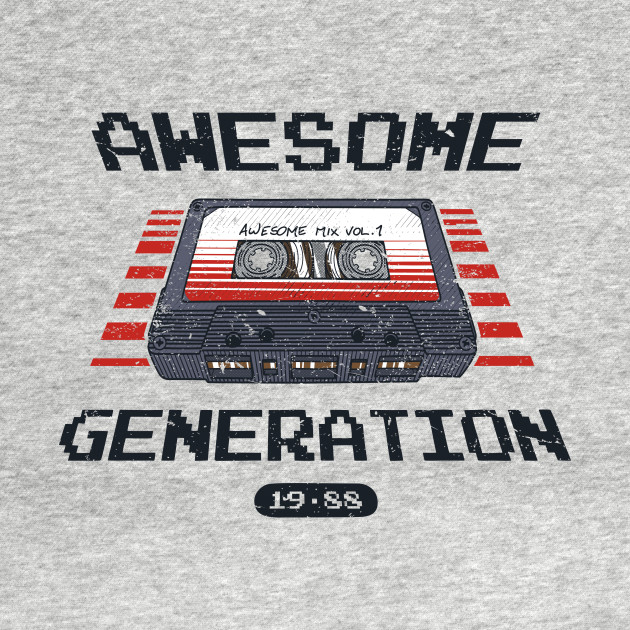 Awesome Generation - Awesome Mix Vol 1 - T-Shirt | TeePublic