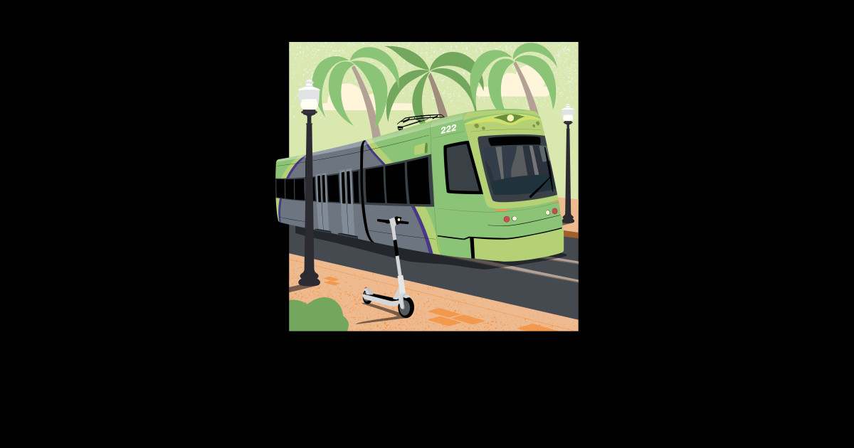 Tempe Streetcar - Tempe Az - Sticker | TeePublic