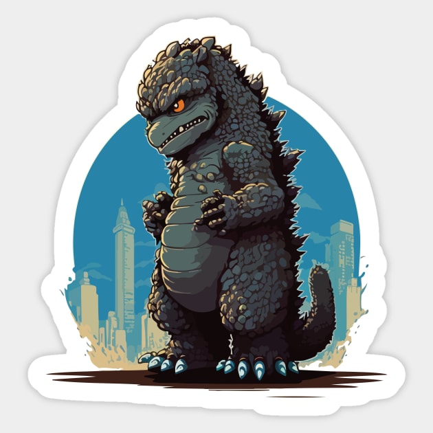 Godzilla - Godzilla King Of The Monsters - Sticker | TeePublic