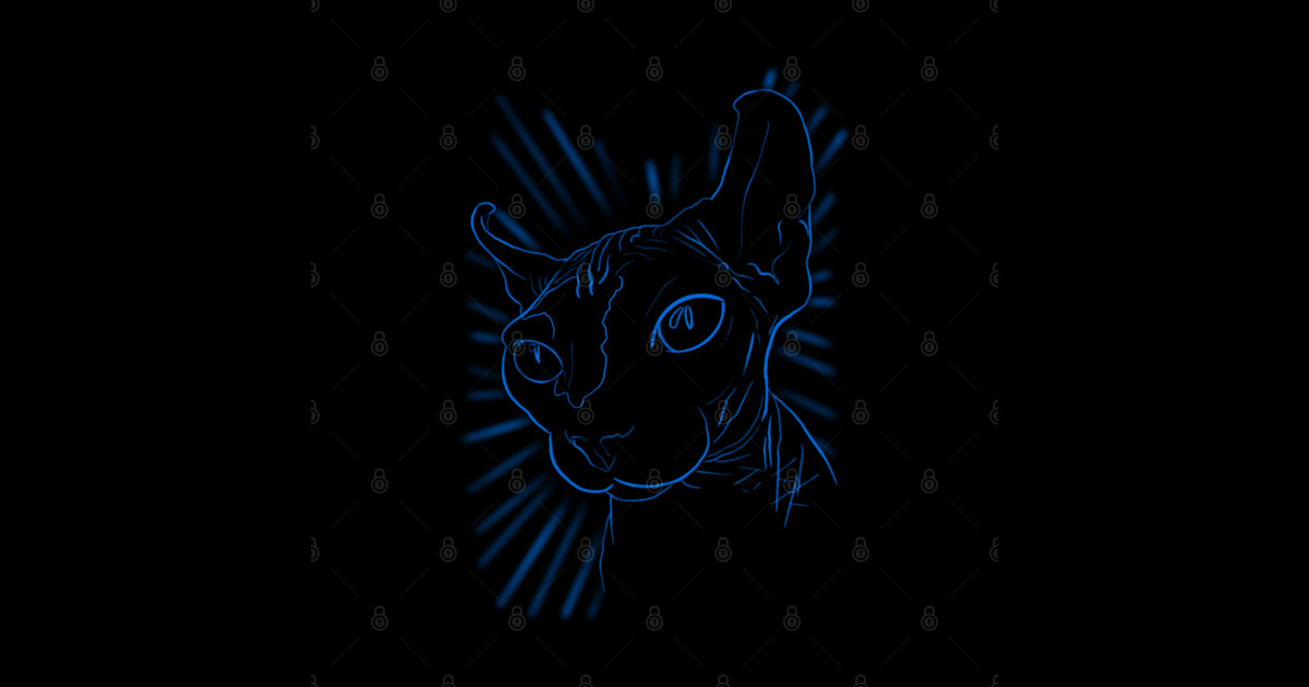 The brain - Sphynx Cat - Posters and Art Prints | TeePublic