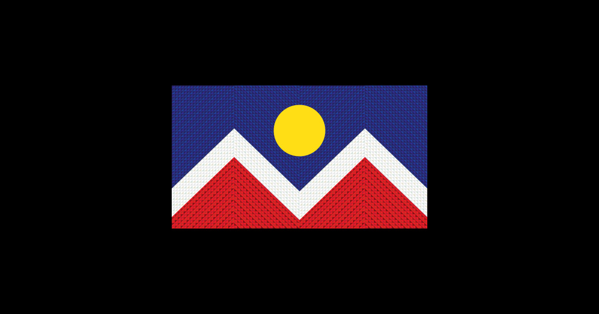 Denver Flag - Denver Colorado - Sticker | TeePublic