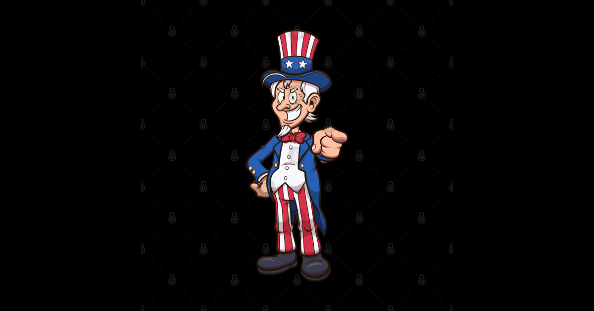 Uncle Sam Wants You - Uncle Sam Wants You - Sticker | TeePublic