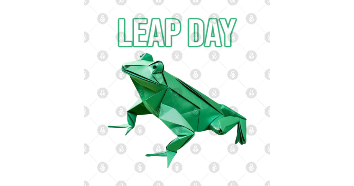 Leap Day Origami Frog - PanfurWare LLC - Leap Day Origami Frog ...