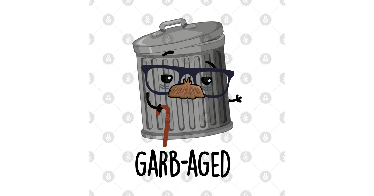 Garbaged Funny Trash Can Pun - Trash Pun - T-Shirt | TeePublic