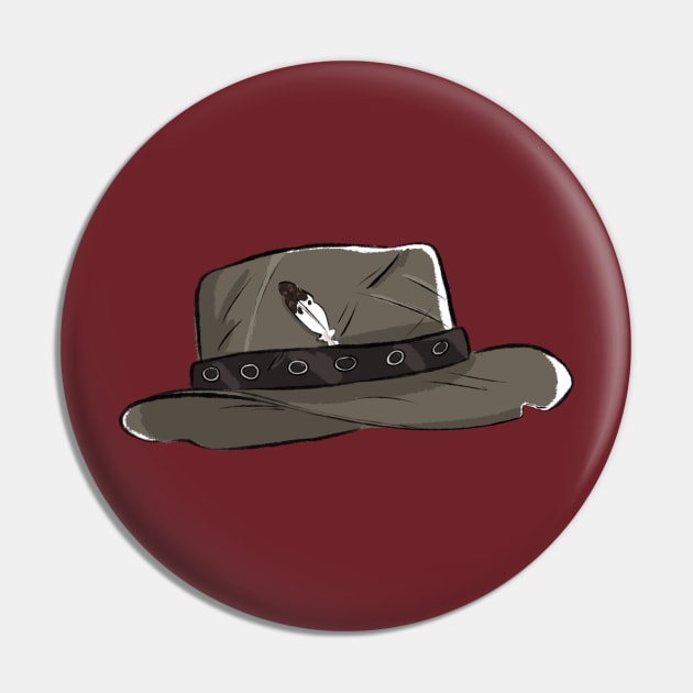 John Marston hat - Red Dead Redemption 2 Sticker - Pin | TeePublic
