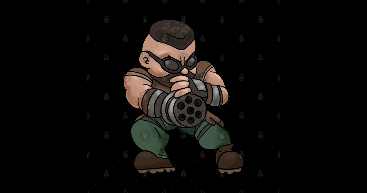 Barret Wallace Chibi Final Fantasy 7 - Barret Wallace - Posters and Art ...