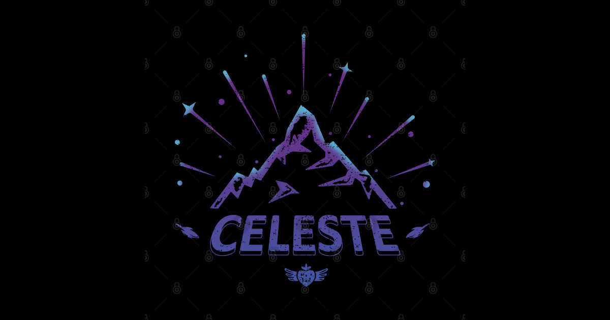 Celeste Mountain - Celeste - Sticker | TeePublic