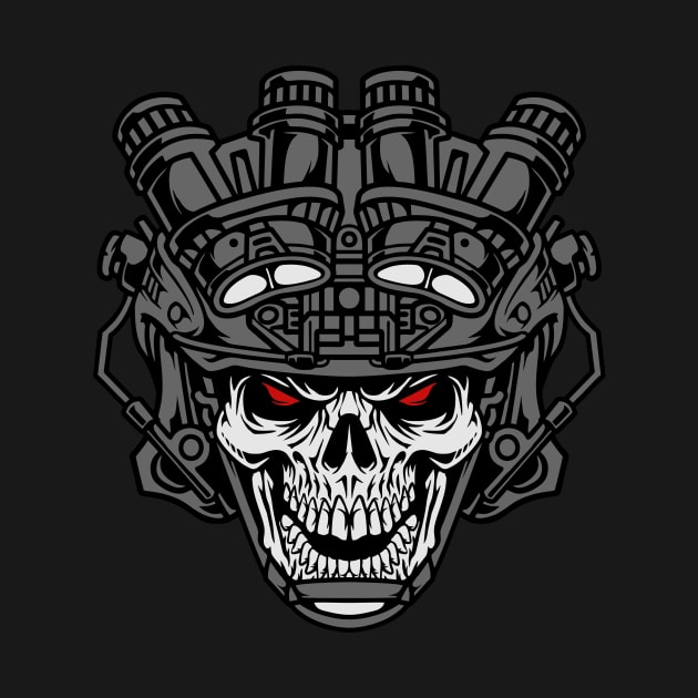 Tactical Skull - Tactical - T-Shirt | TeePublic