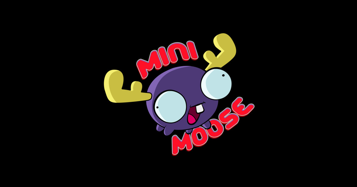 Mini Moose - Invader Zim - Sticker | TeePublic